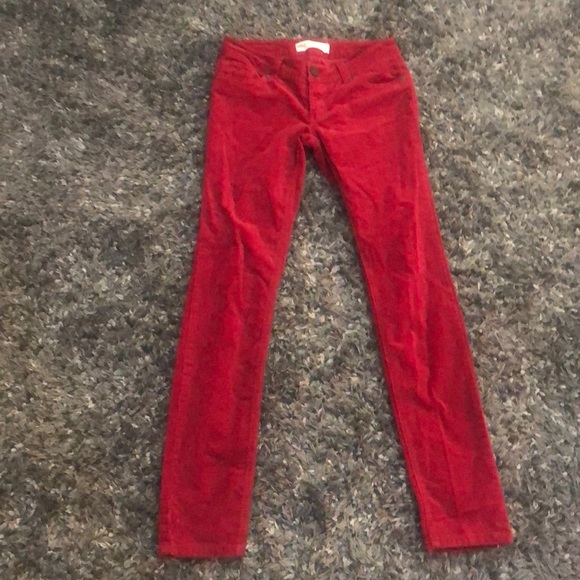 RSQ | Pants & Jumpsuits | Rsq Red Coloroid Pants | Poshmark